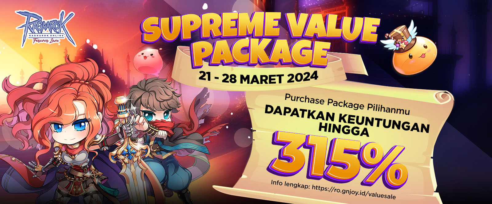 RAGNAROK : FOREVER LOVE | SUPREME VALUE PACKAGE APRIL 2024